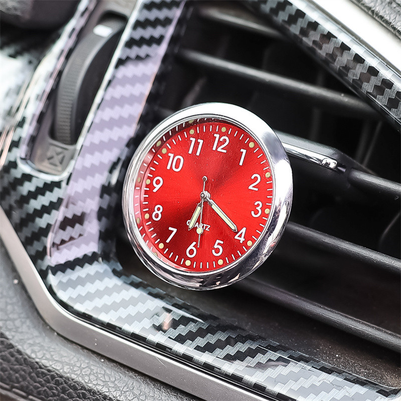 Car Mounted Air Outlet Clock,Mini Quartz Car Dashboard Clock,Stick on ...