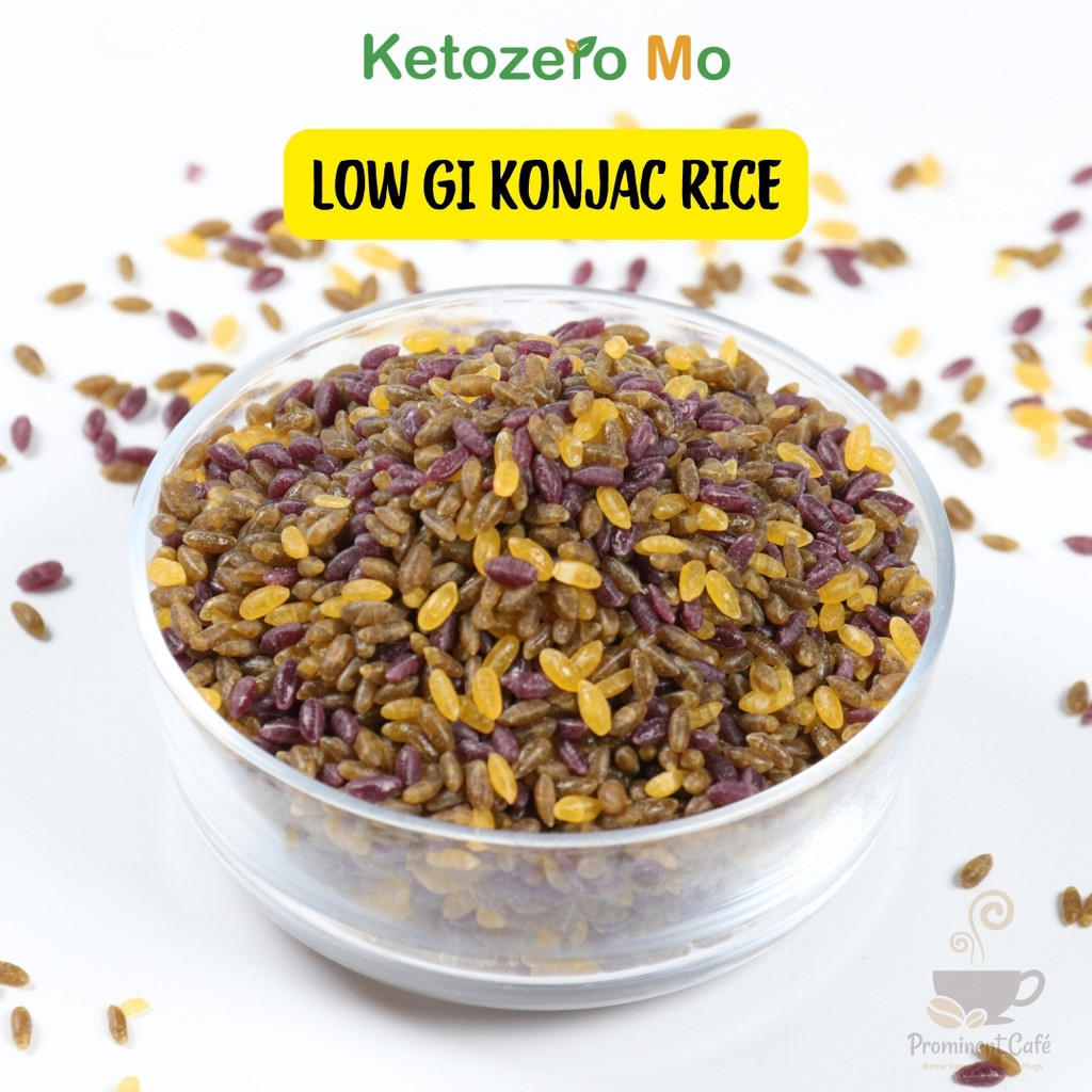 Low GI Konjac Rice Suitable for Diabetics Low Glycemic Index Low Fat ...