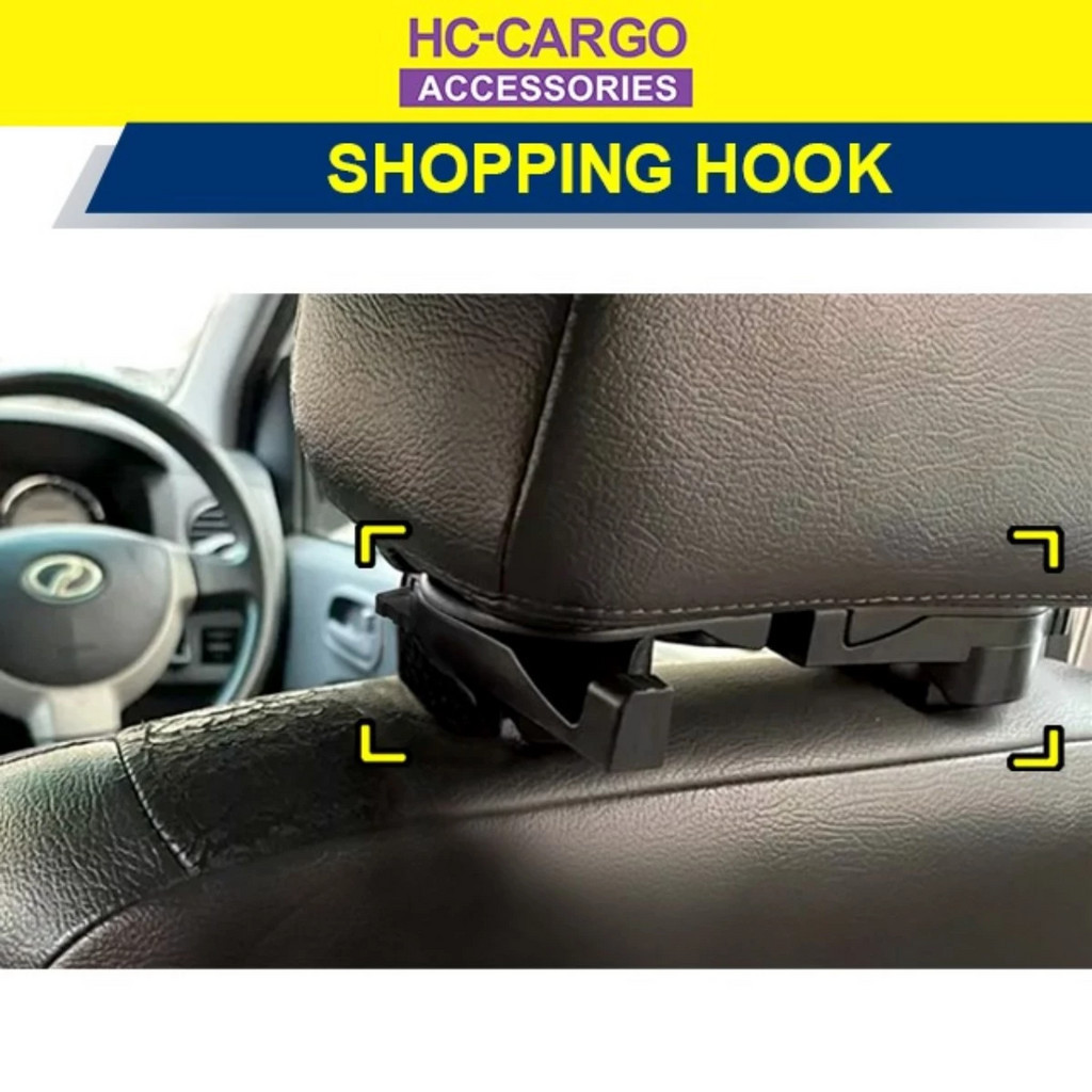 Perodua Original Shopping Hook / Car Back Seat Hook Invisible Car Hook ...