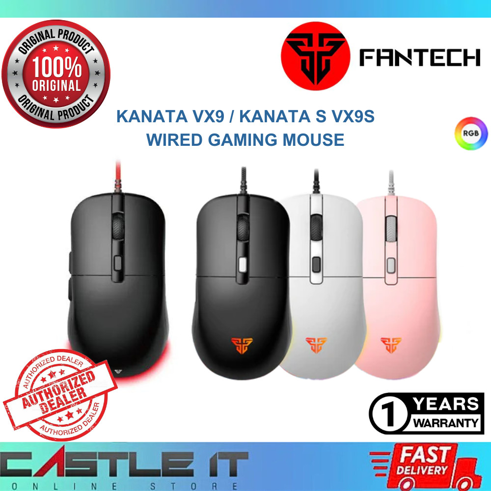 Fantech KANATA VX9 / KANATA S VX9S - BLACK / PINK WHITE Pro Gaming ...