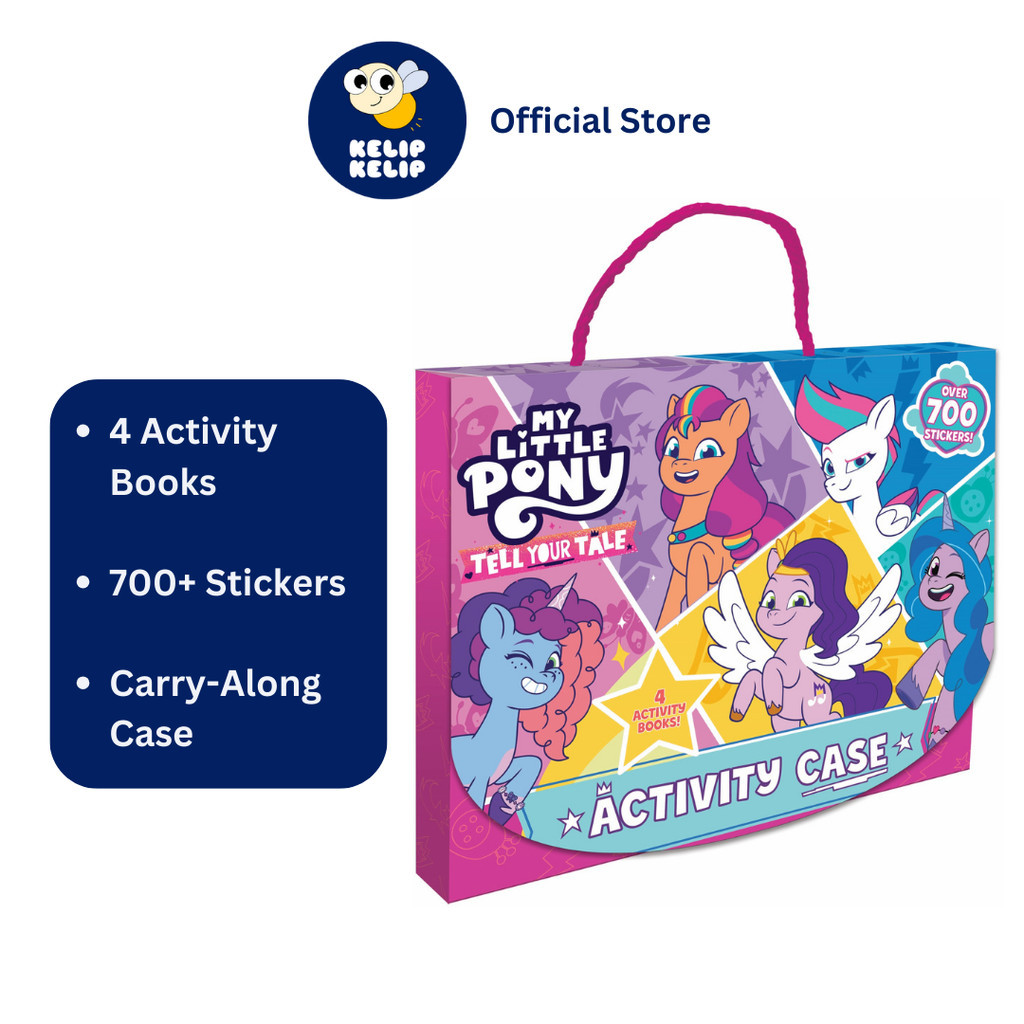 My Little Pony Tell Your Tale Activity Case For Kids With 4 Activity ...
