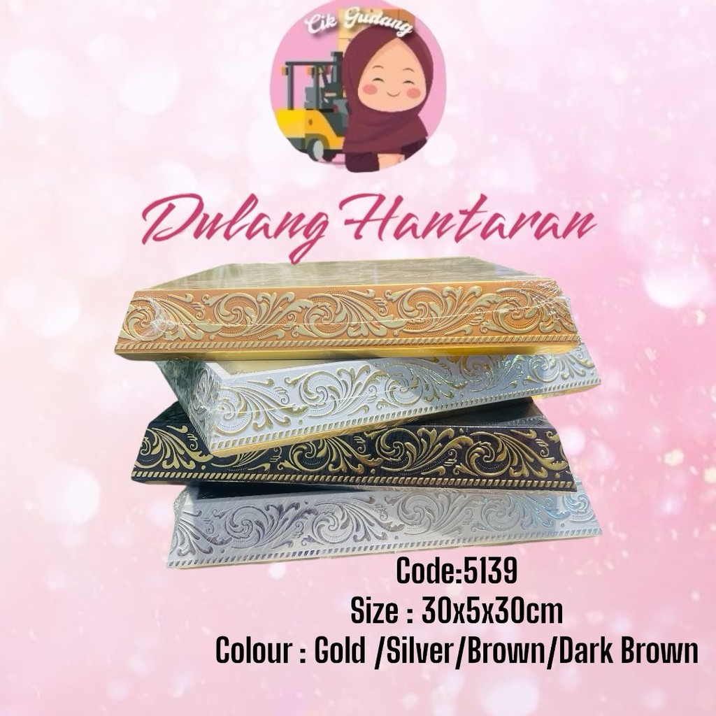 DULANG HANTARAN Perkahwinan / Classic Gift Tray Nikah Kahwin DIY ...