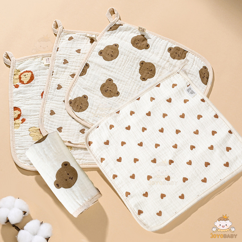 JOYOBABY Baby Handkerchief Hand Wipes Multi-Use Salu Cloth Four-Layer ...