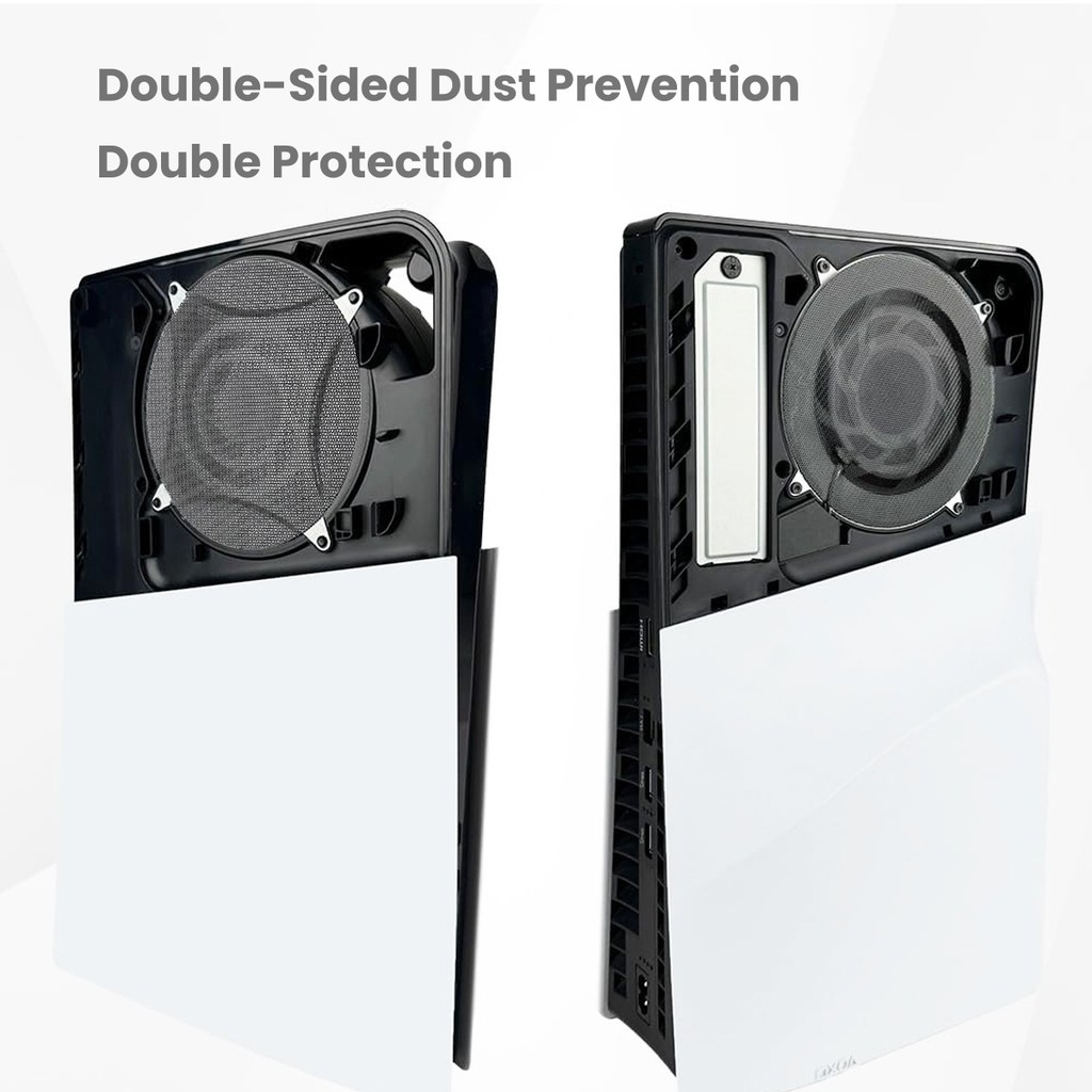 For PS5 Pro Dust Proof Kit 2 in 1 Fan Dust Filter for PS5 Slim Digital ...