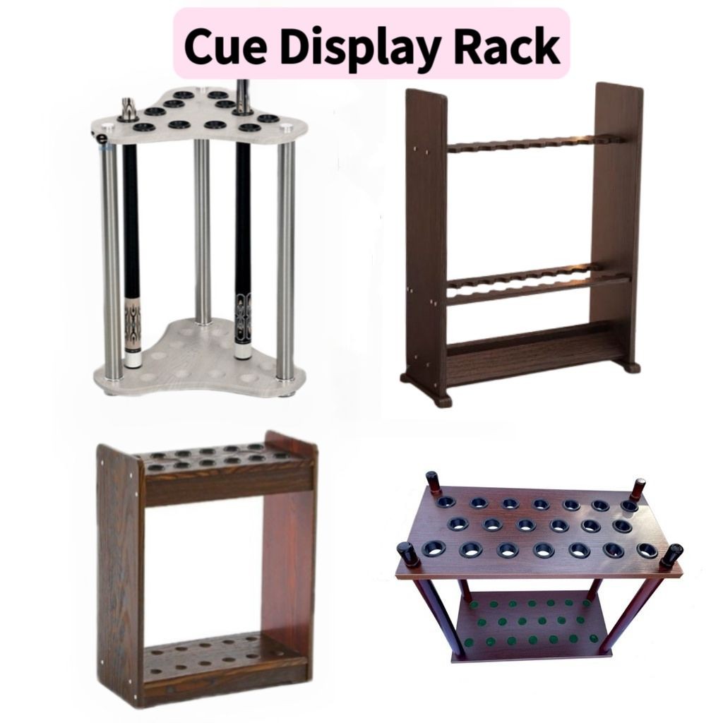 PP Snooker Triangle/Rectangular Cue Storage Holder Rack Cabinet Type ...