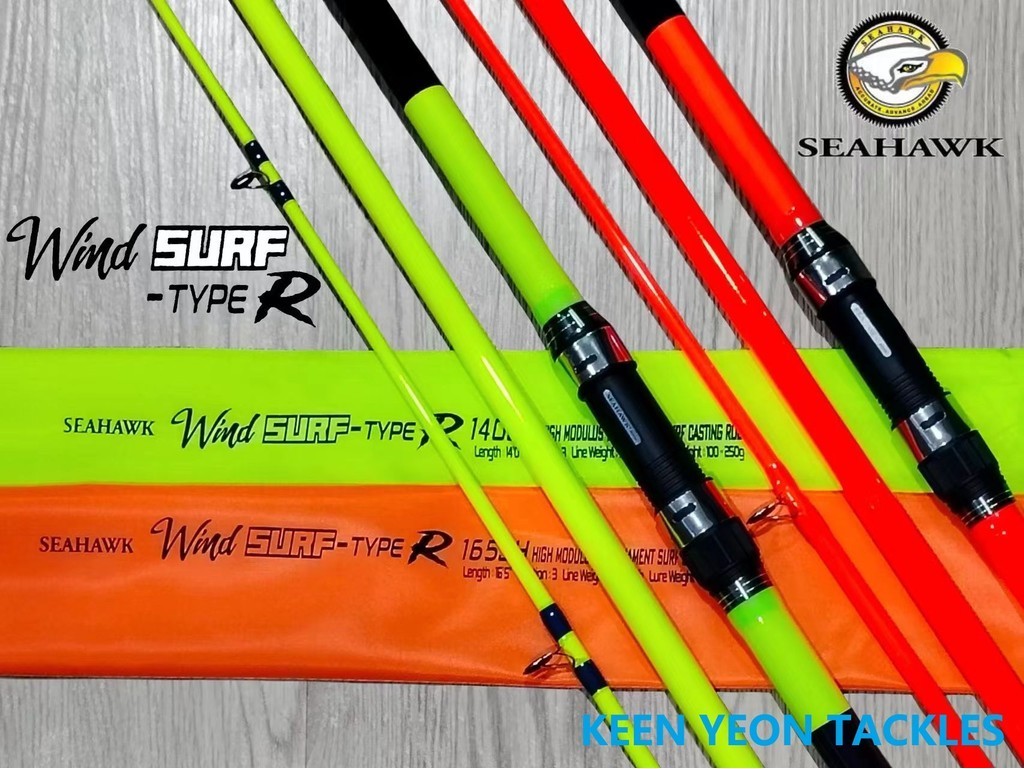 SEAHAWK WIND SURF-TYPE R SURF ROD | Shopee Malaysia