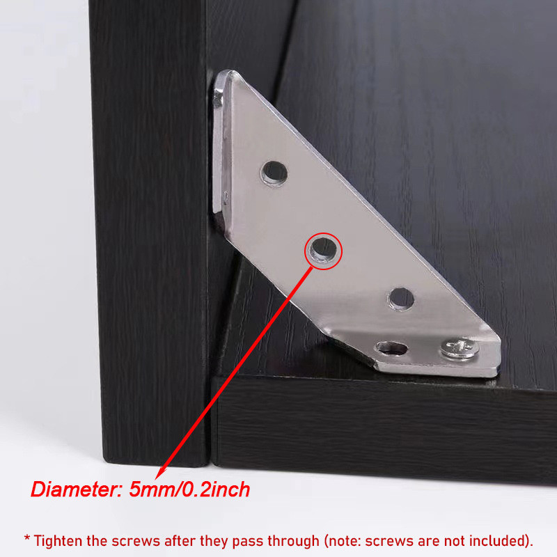 5/10/14pcs 90 Degree Right Angle Corner Code Stainless Steel Three ...