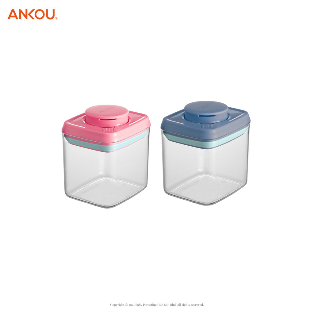 Ankou Air Tight Square Mini Portable Food Container (320ml) | Shopee ...