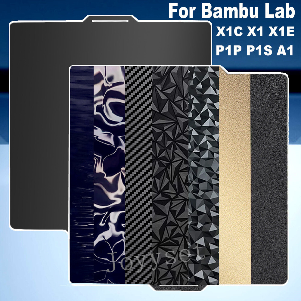 P1P P1S Plate for Bambu lab A1 Build Plate Smooth X1C Spring Steel Sheet Double Side 3D Print ...
