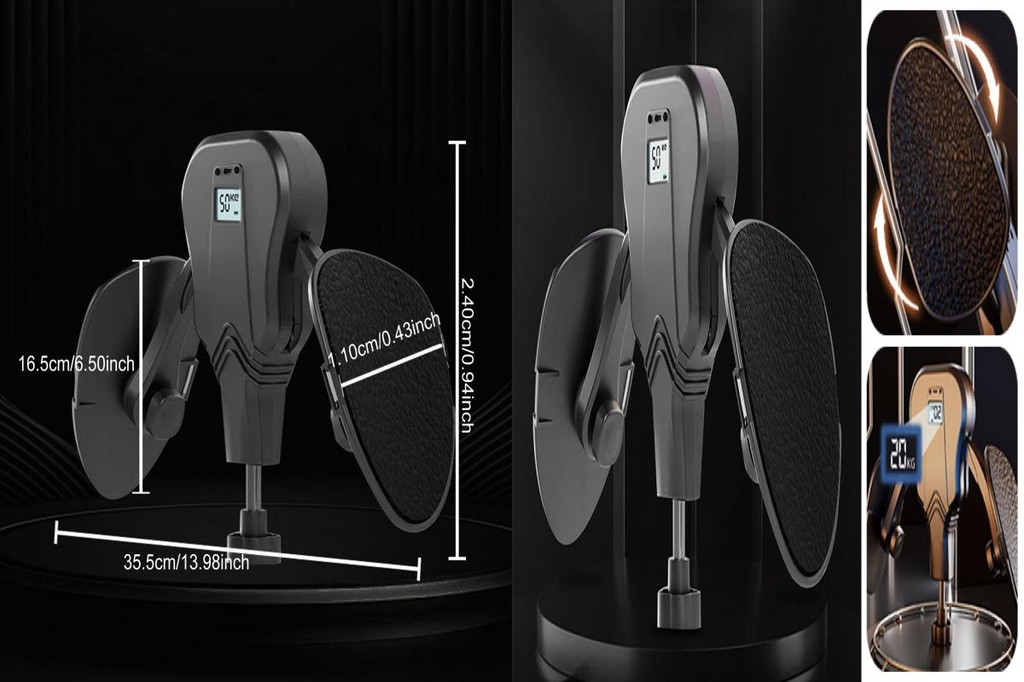 turbobo Leg Muscle Activator Pelvic Floor Exerciser Lcd Thigh Master 20 ...