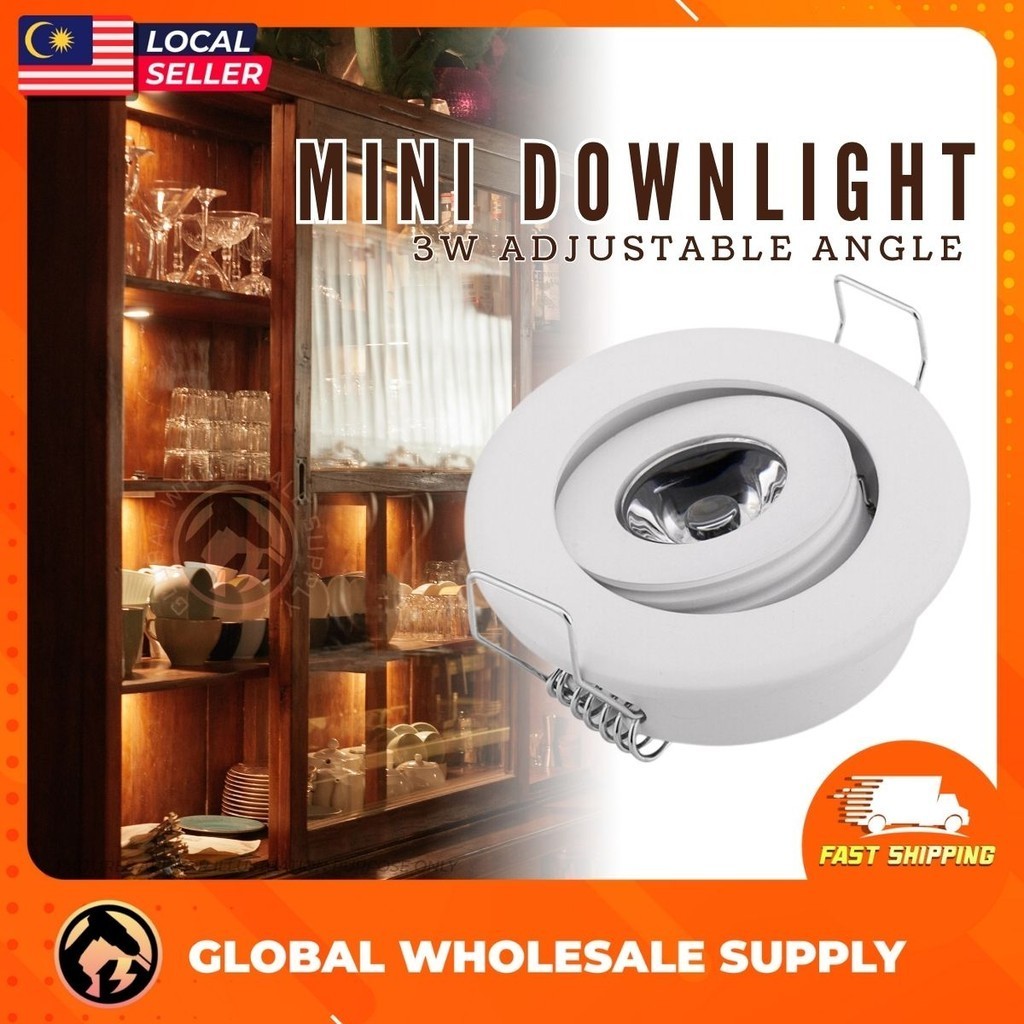 3W MINI DownLight LED Fixture LED Spotlight Jewelry Indoor Display ...