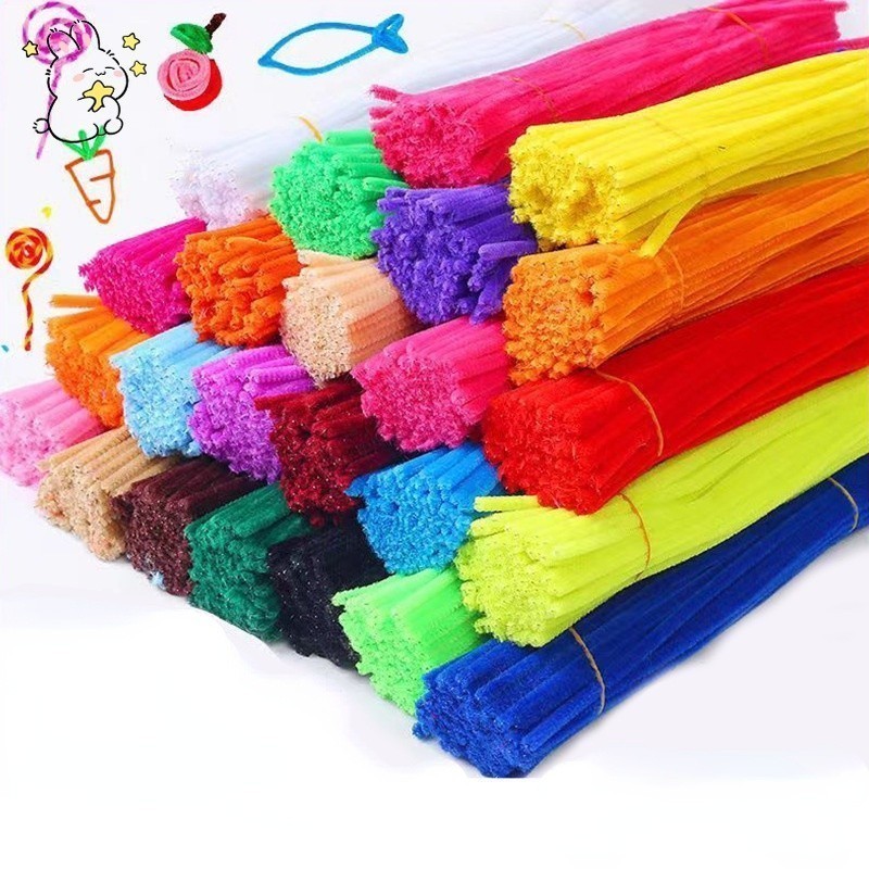 100 pieces of velvet thread Diy work velvet thread coarse Diy velvet ...