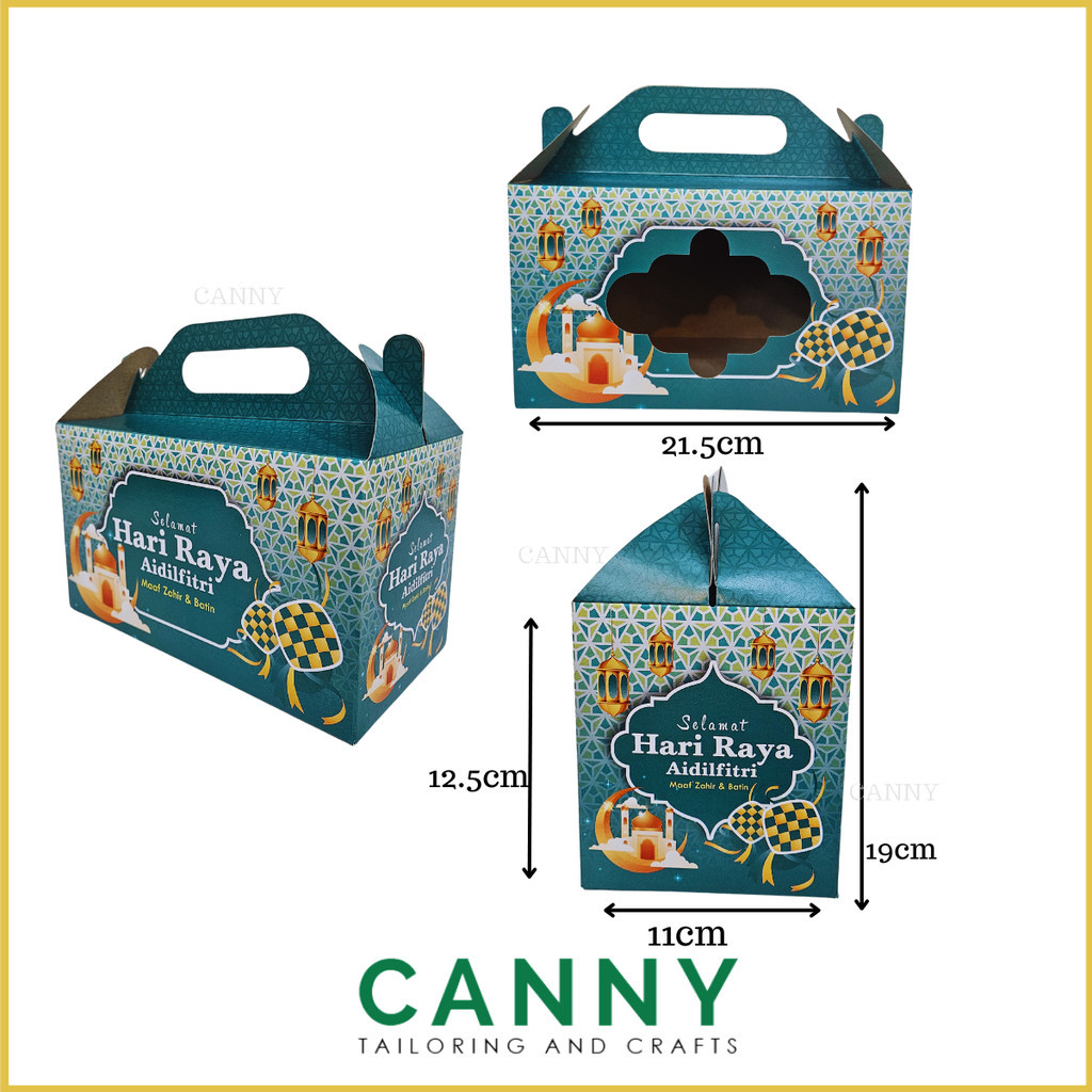(1Pcs) Hari Raya Box / Hari Raya Cookies Box / Kotak Untuk Kuih / Hari ...