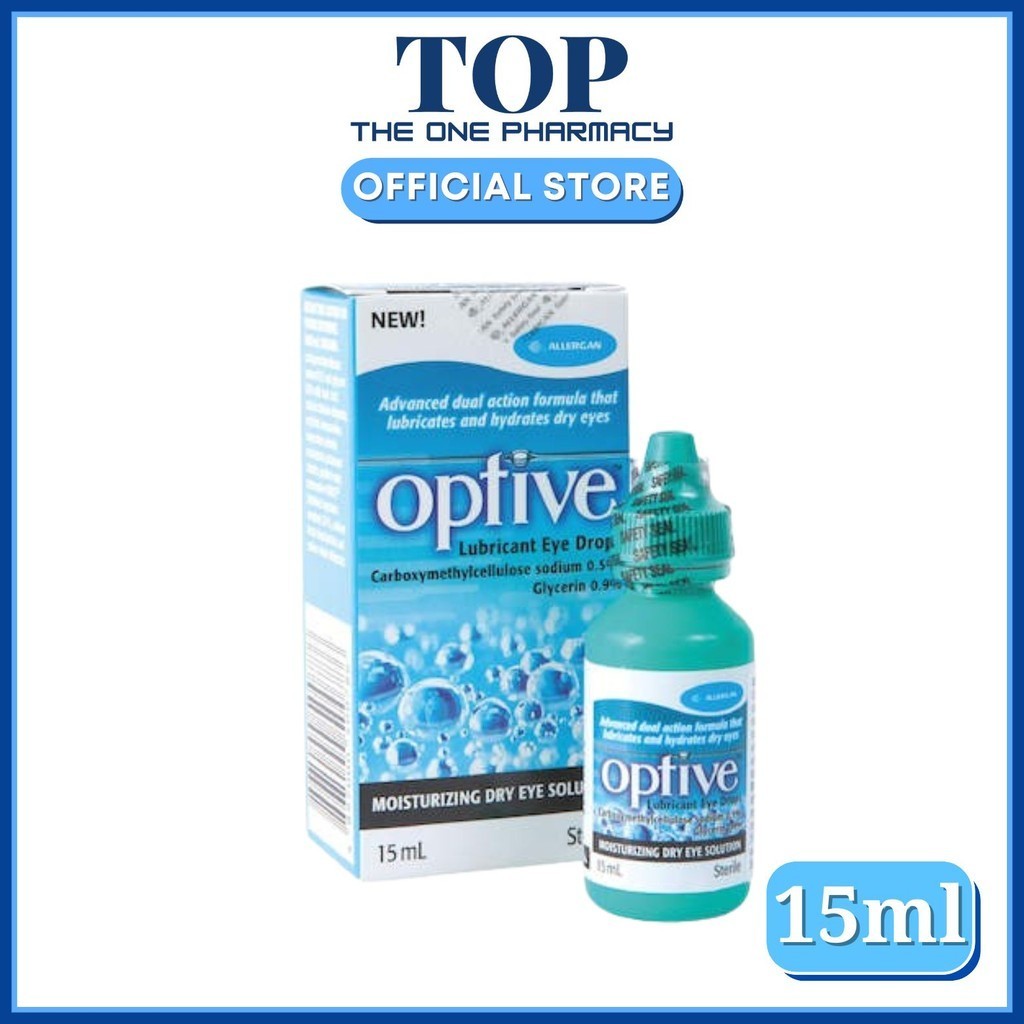 Allergan Optive Lubricant Eye Drops - 15ml | Shopee Malaysia