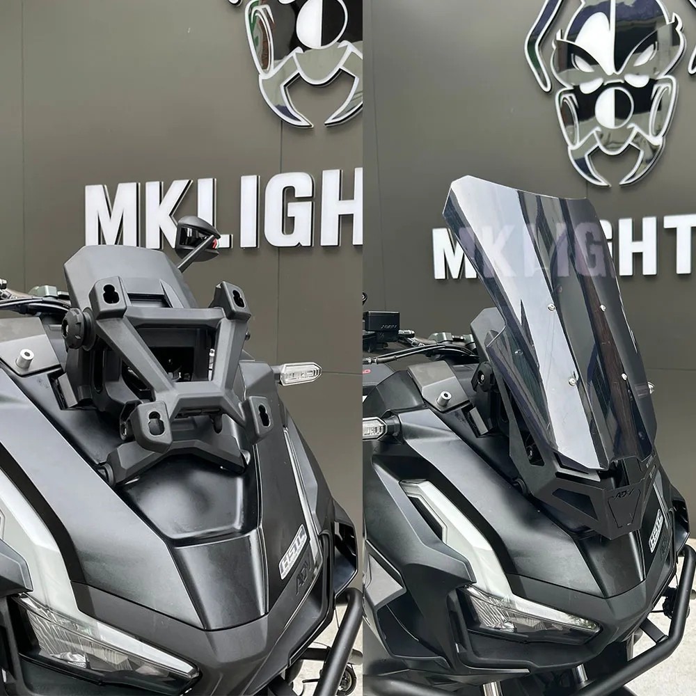 PSLER For Honda ADV 160 ADV160 Windshield Visor Windscreen Wind Shield ...