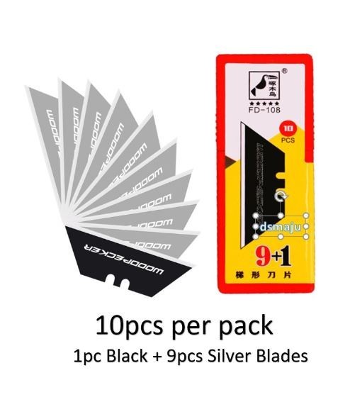10pcs Original Woodpecker Multipurpose Cutter Blade Replacement FD-108 ...