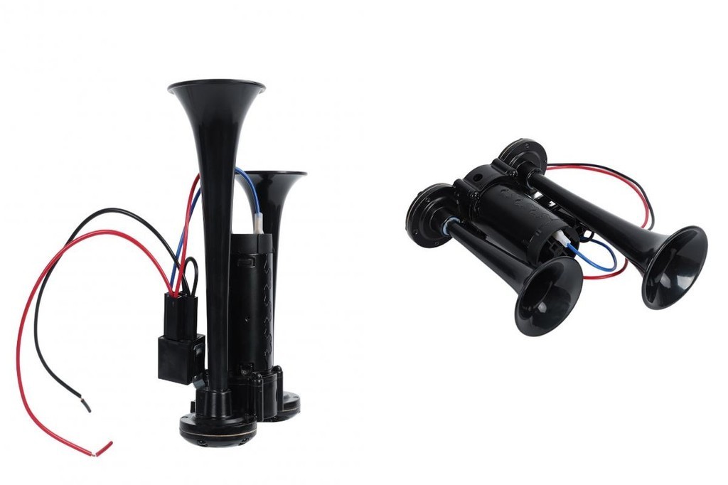 【Ready Stock] Long-lasting Train Horn Powerful Dual Electric Air Horns ...