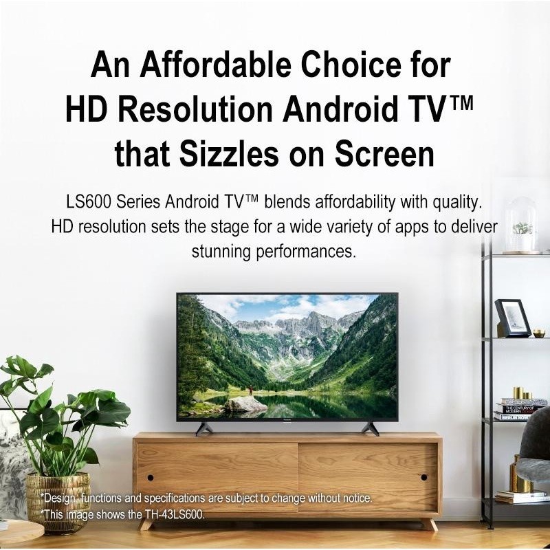 Panasonic LS600 (40"/43") LED Full HD Android TV (WiFi) TH-40LS600K TH-43LS600K Television ...