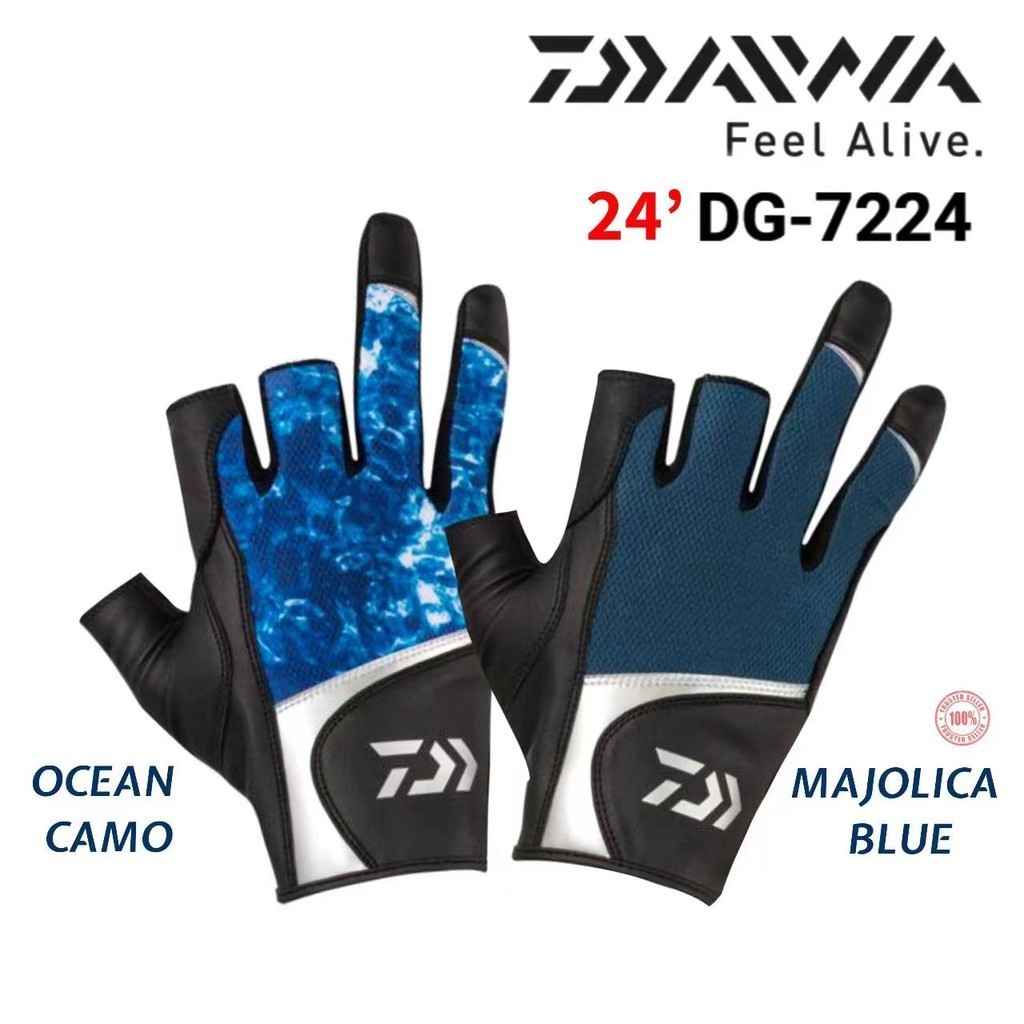 DAIWA 2024' SALT GAME GLOVES DG-7224 (3 Cuts) | Shopee Malaysia