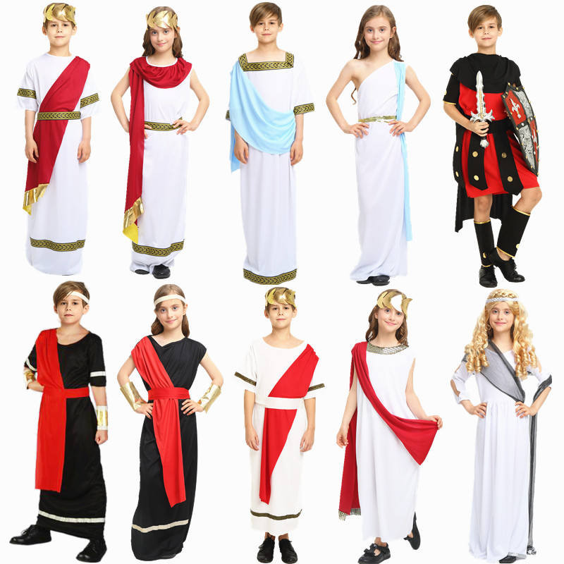 Children's Day Performance Costumes Ancient Greek Zeus Children Ancient ...