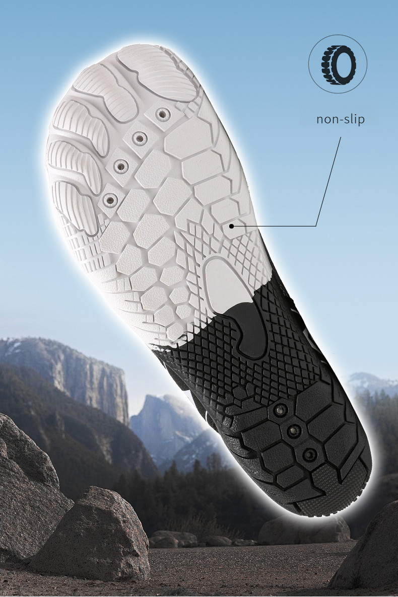 Men Women Zero Drop Barefoot Wide Toe Beach Walking Sneakers Outdoor ...