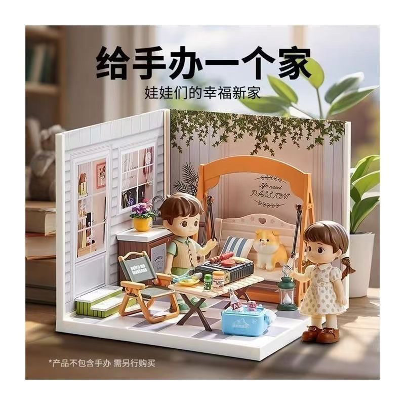 Small City Diary diy Handmade Cabin Miniature Scene Super World Model ...