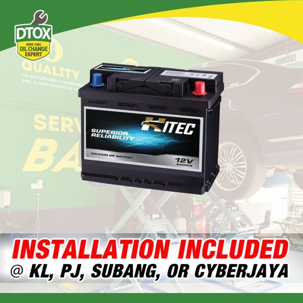 Perodua Maintenance Free Car Battery for all Perodua (Myvi, Axia, Bezza ...
