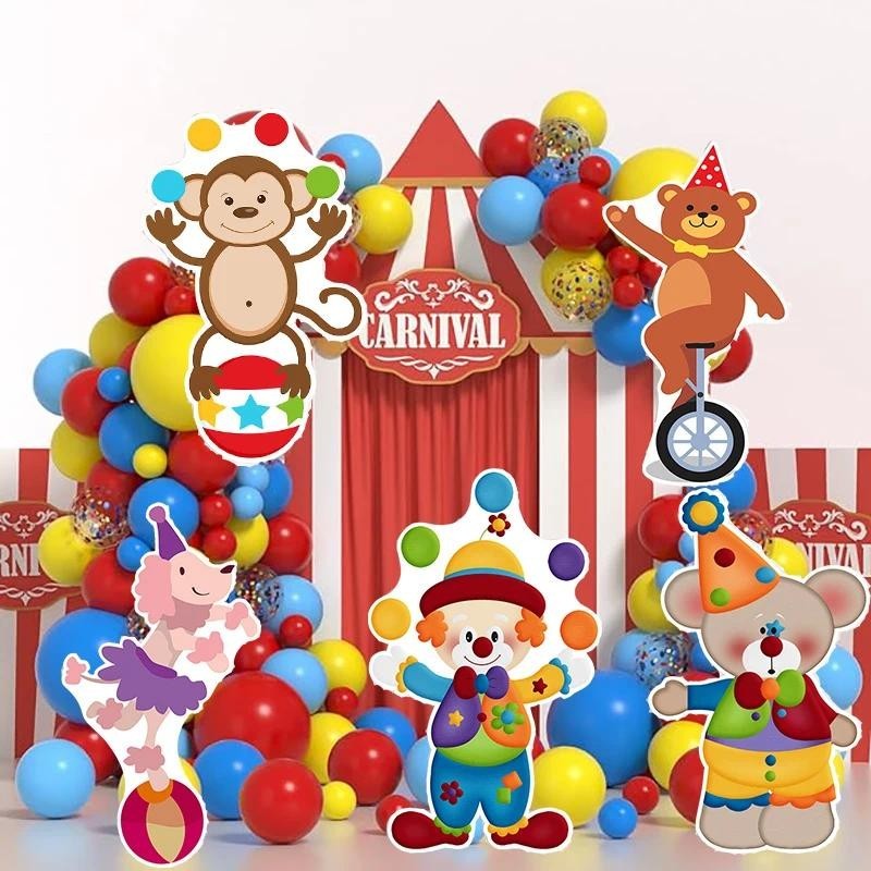 18/36inch Circus Theme Cardboard Circus Clown Bear Penguin Cutouts ...