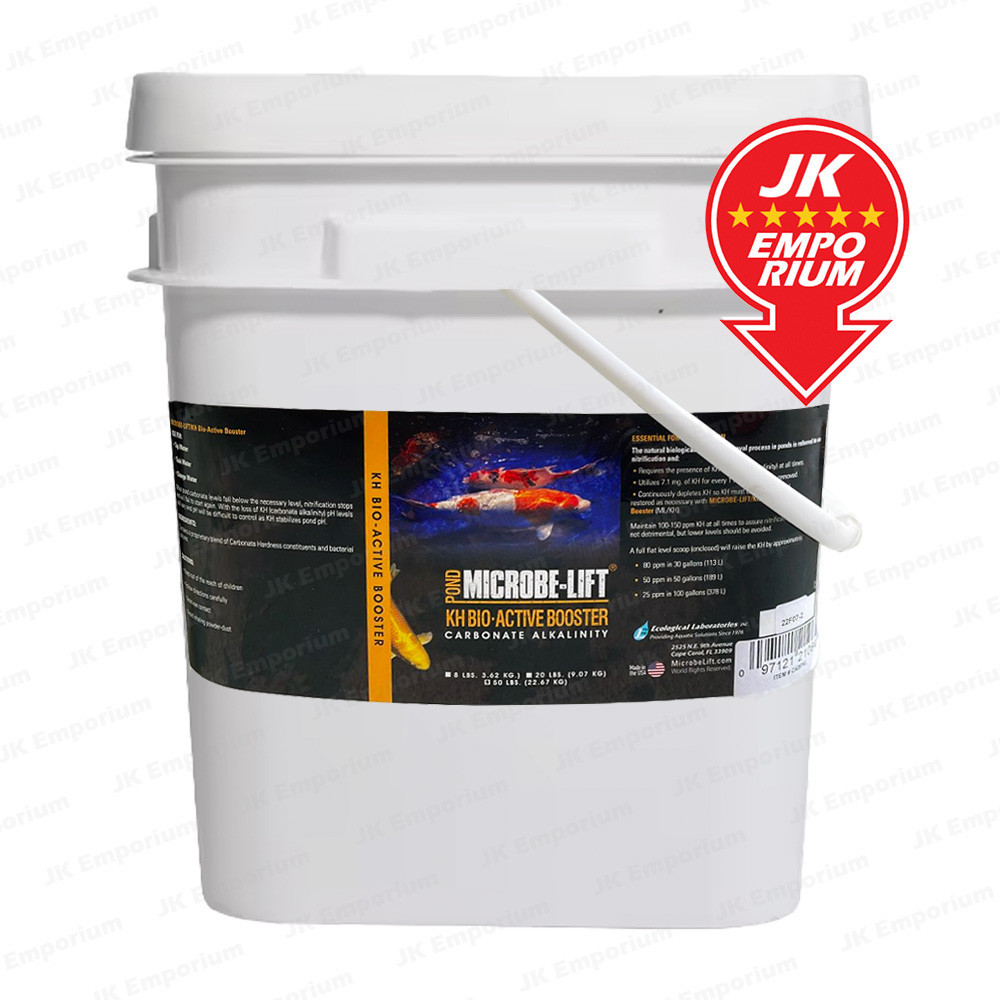 Microbe-Lift KH Bio-Active Booster 50Lbs Pond & Water Garden Chemical ...