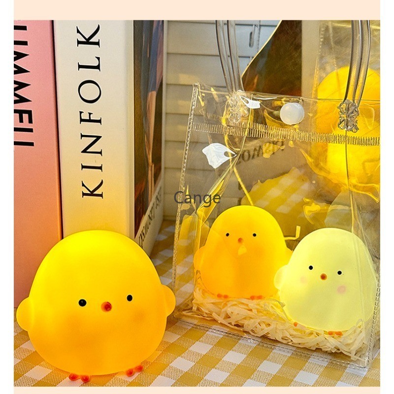 Little yellow chicken home lighting ornaments cartoon cute little ...