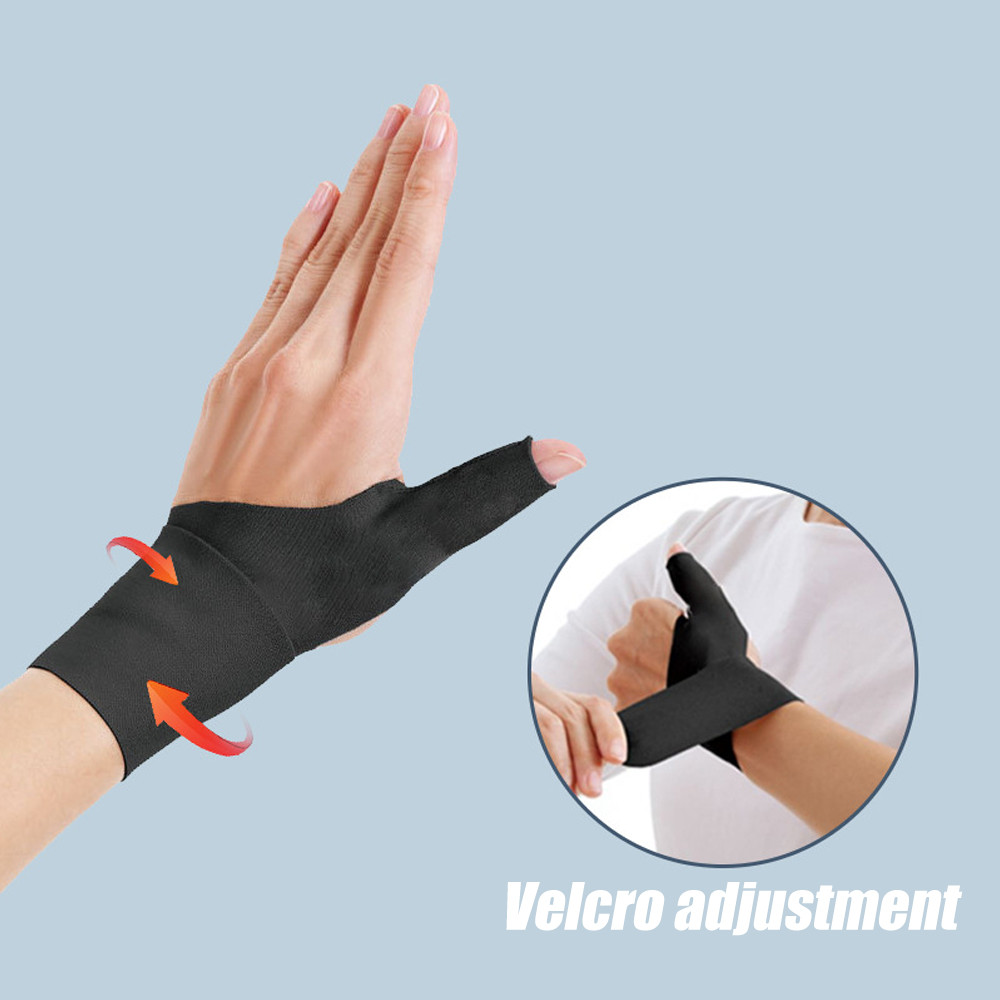 1Pcs Thumb Wrist Support Brace, Elastic Arthritis Fingerless Glove for ...