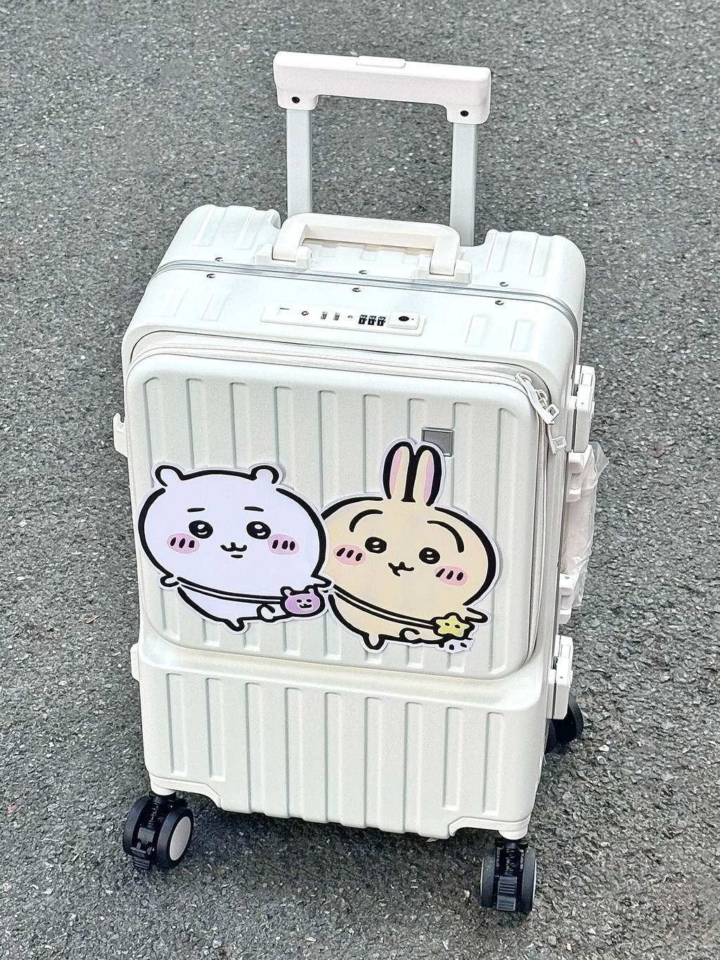 - Ready Straw! Chiikawa Luggage Sticker Waterproof Non-Glue Large Size ...