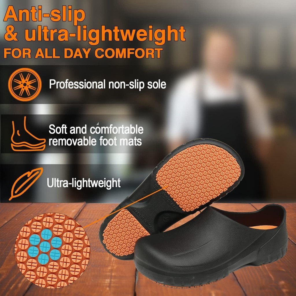 M Class Chef Shoes Nonslip Water Proof Anti-skid Work Shoes Oil-proof ...