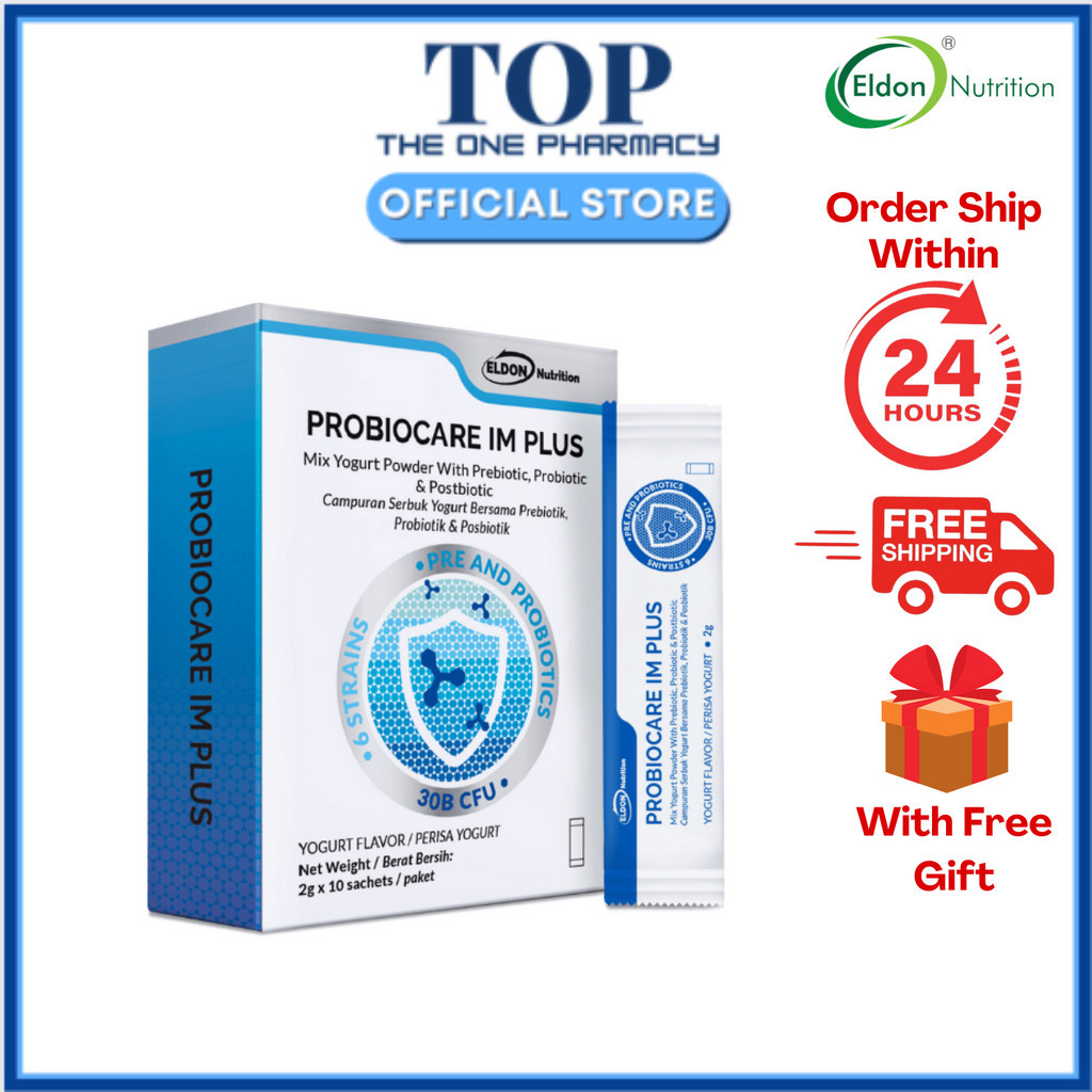 Eldon Nutrition Probiotics - Probiocare IM Plus 10 Sachets / 3 x 10 ...