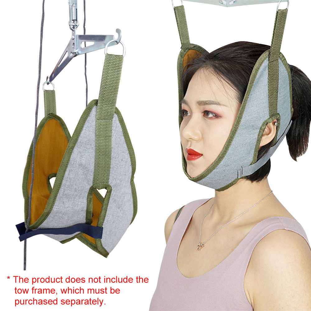 1Pcs Neck Cervical Traction Belt Neck Stretcher Band Vertebrae Recovery ...