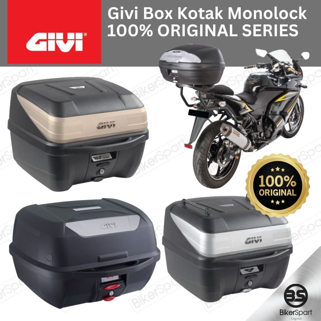 Givi Box Kotak Monolock 100% ORI B33N2M B33NM B33NTM-ADV B45NM ADV B32N B32NB E350 B27N C30 ...