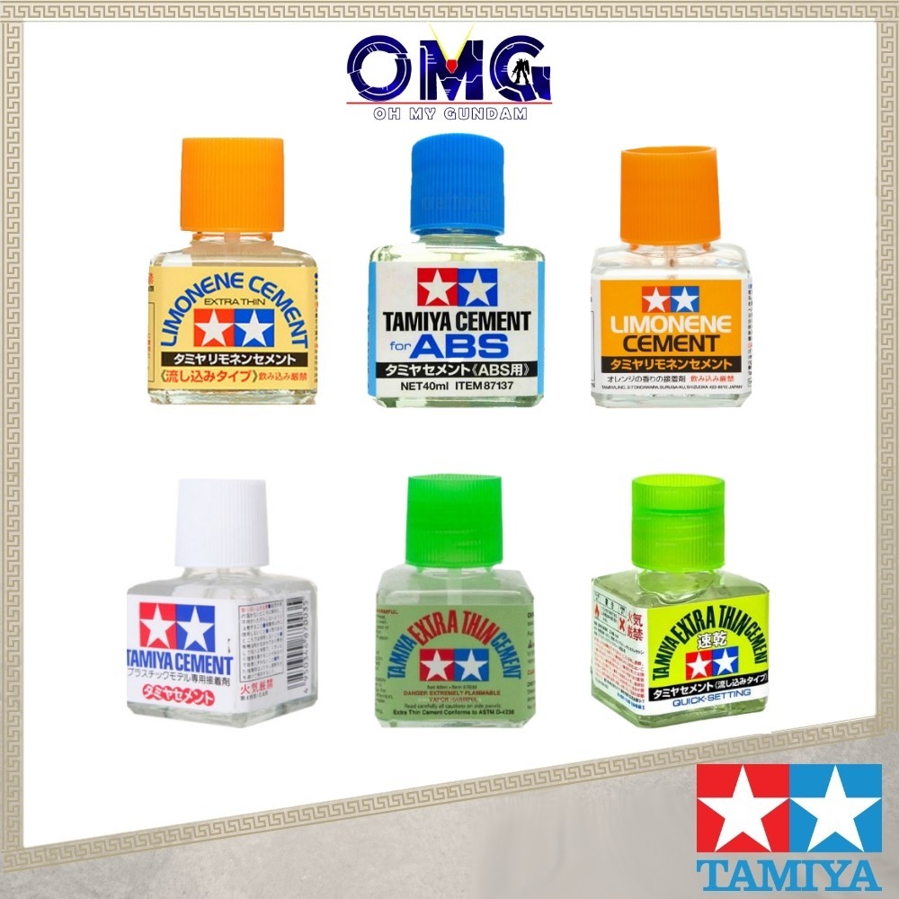 Tamiya Cement Glue Gundam Plastic Hobby Kits OMG Stick Extra Thin Quick ...