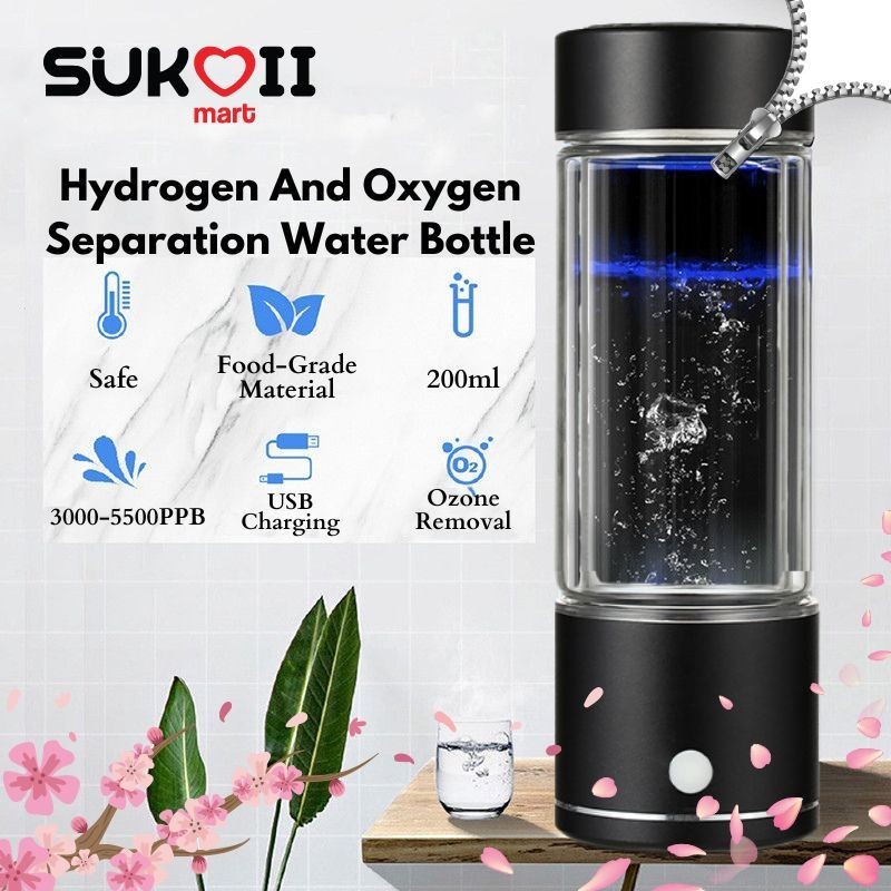 SKOI 200 ml Hydrogen And Oxygen Separation Water Bottle Filter Machine ...