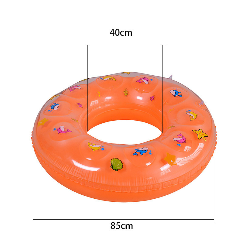 Eco-friendly Crystal Pvc Swim Ring For Kids Boys Girls Floatation ...
