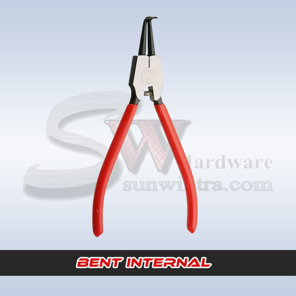 SW HARDWARE External / Internal 7" Circlip Pliers Bent nose / Straight ...
