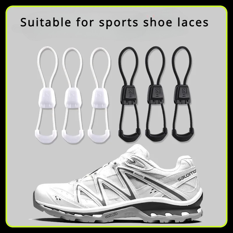 New Quick Lace Kit No Tie Round Tennis Shoe Laces Without Ties Adult ...