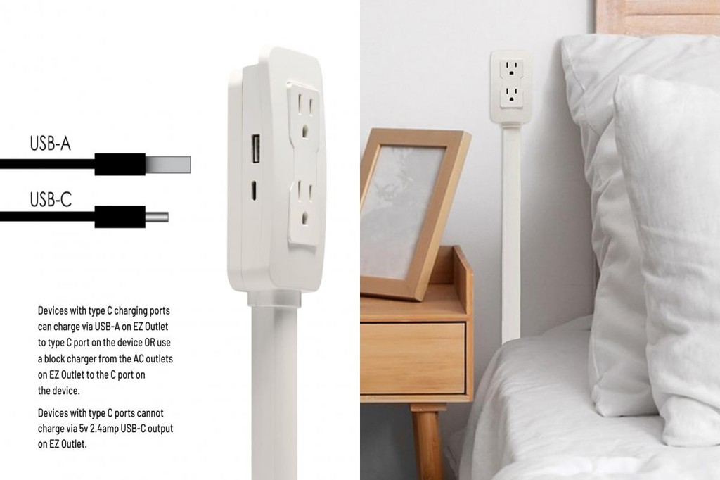 xavexbxl| Wall Outlet Expander Universal Outlet Extender Usb Outlet ...