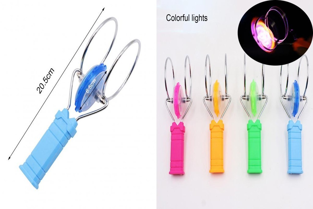 [WMP] Spinning Toy with Wheel Handle Colored LED Light Spin Freedom ...