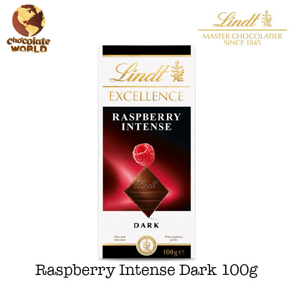 Lindt Excellence Raspberry Intense Dark 100g | Shopee Malaysia