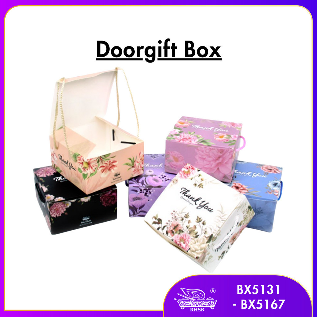DOORGIFT BOX/ WEDDING PARTY/ BIRTHDAY GOODIES GIFT/ SOUVENIR DOORGIFT ...