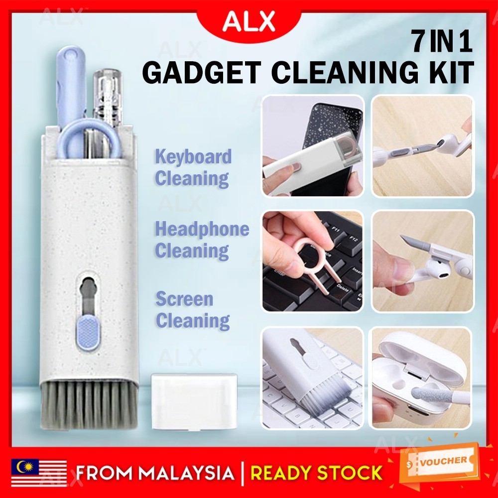ALX Keyboard Cleaner Kit Gadget Dust Removal Earphone Cleaner Computer ...