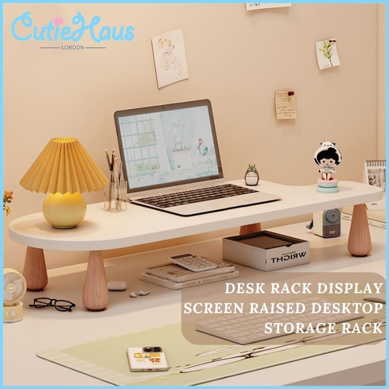 Cutiehaus Desk Rack Display Screen Raised Desktop Storage Rack ...