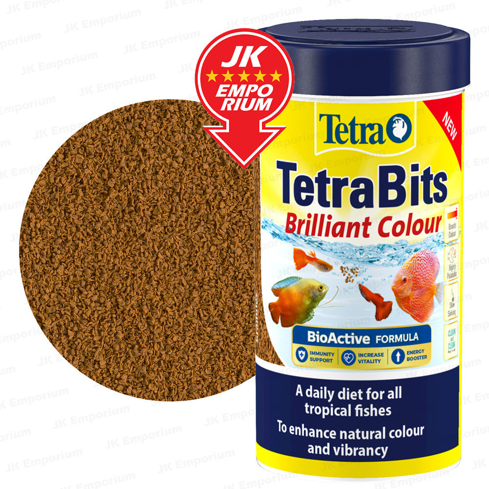 Tetra Bits Brilliant Colour TetraBits Tropical Fish Food Makanan Ikan ...