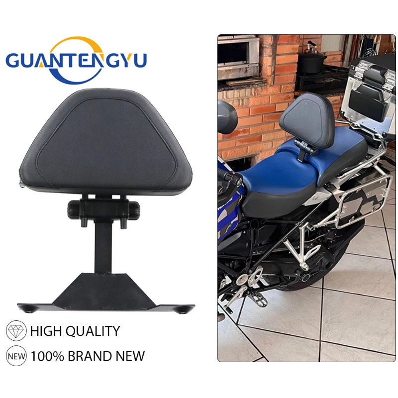 Motorcycle Rider Backrest Sissy Bar Driver Back Rest Cushion Pad Fit ...