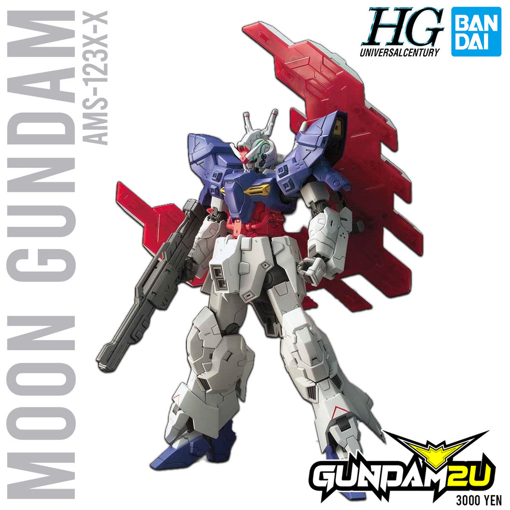 BANDAI HG 1/144 Moon Gundam - High Grade HGUC 215 Plastic Model Kit ...